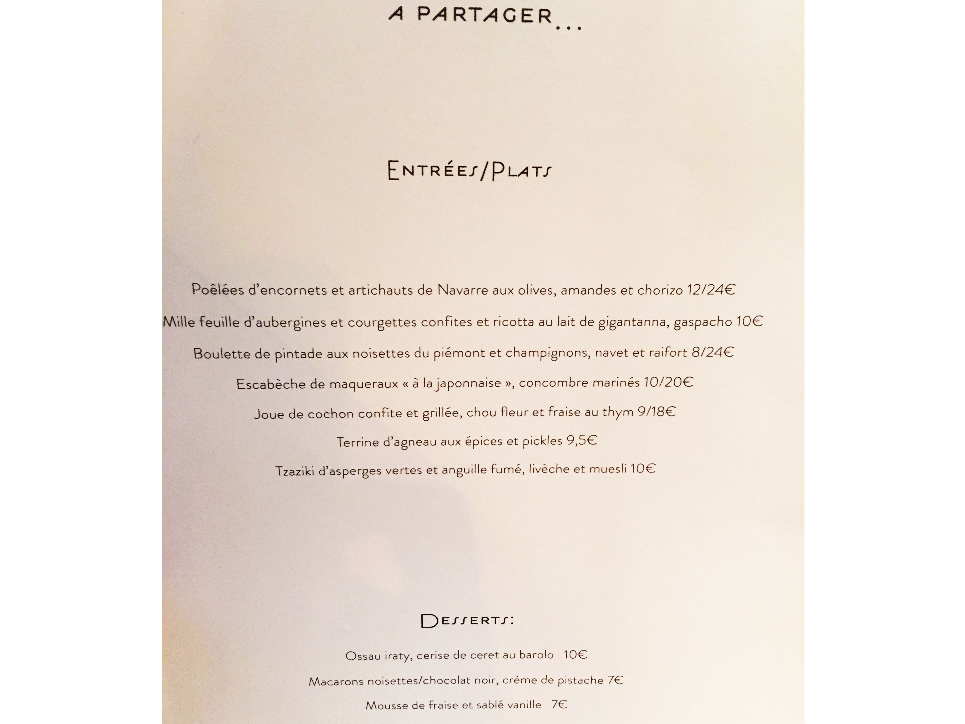 Restaurant Noun 75018 Paris Newtable